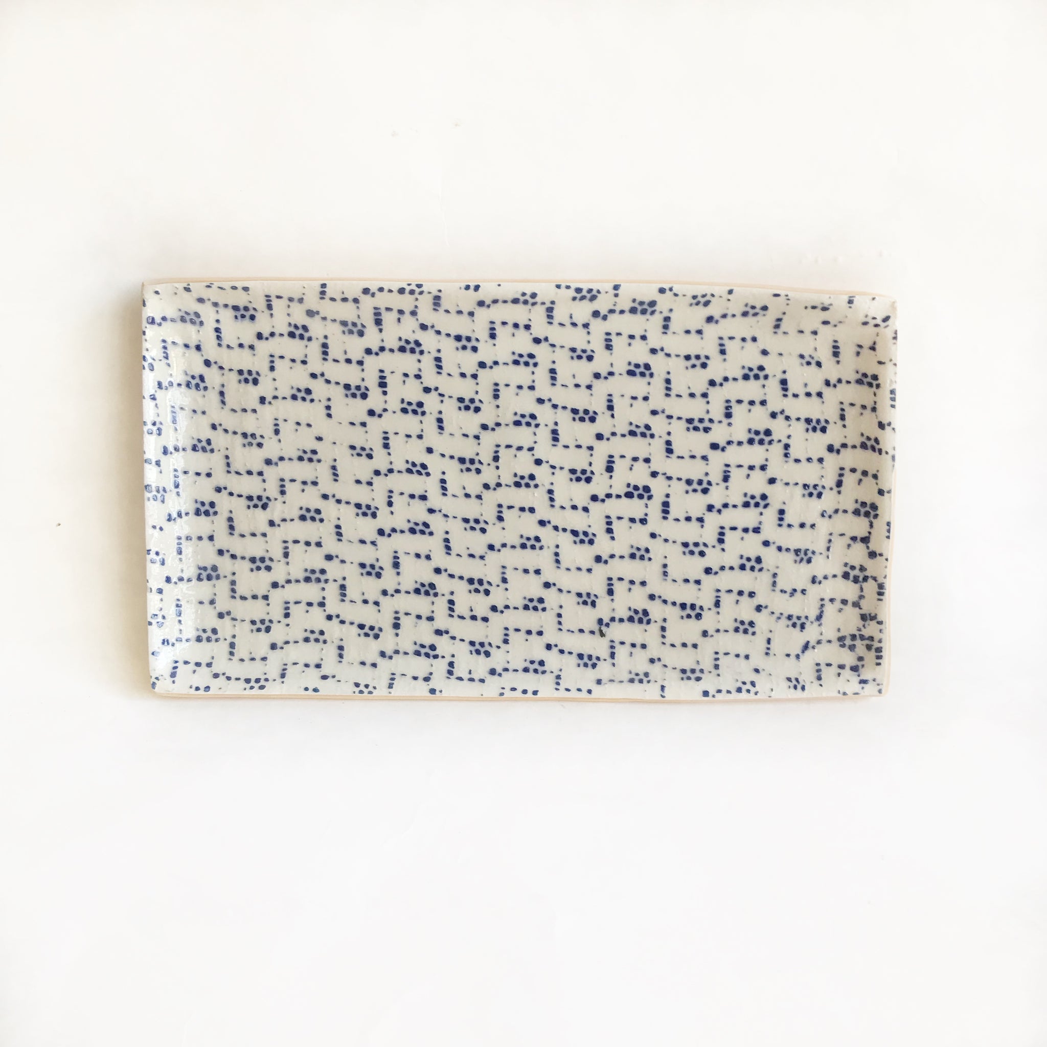 Cobalt Small Rectangular Stacking Tray